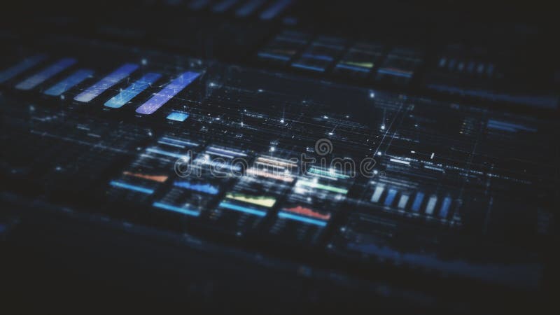 Business Infographic Showcase Presentation Display Stock Illustration ...