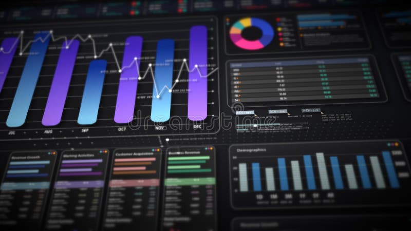 Business Infographic Showcase Presentation Display Stock Illustration ...