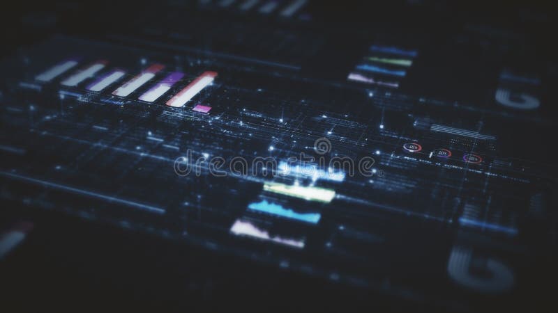 Business Infographic Showcase Presentation Display Stock Illustration ...