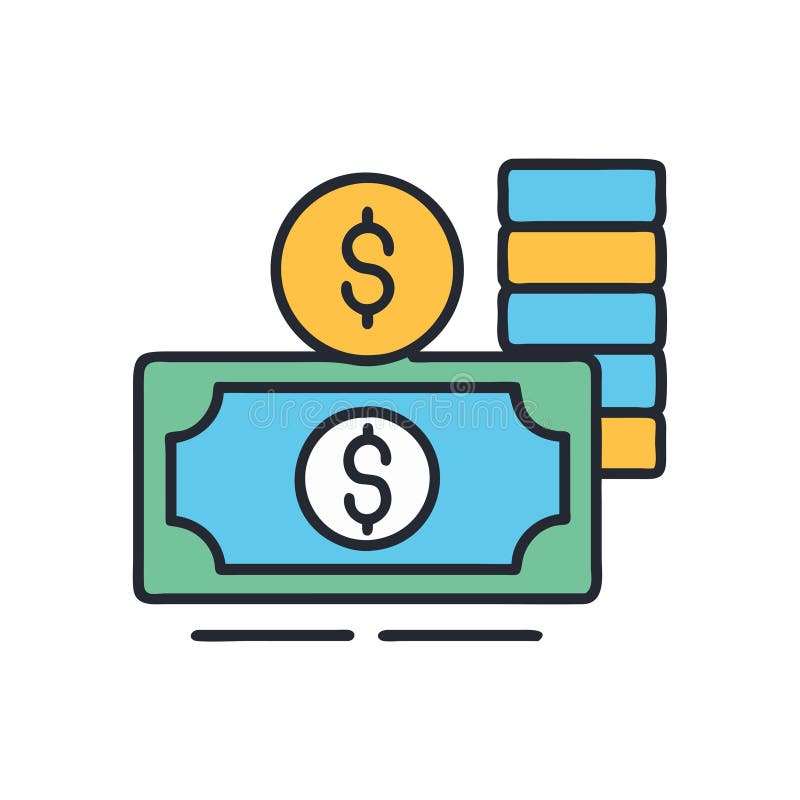 Dynamic Business Cash Reserves Icon Stock Vector - Illustration of ...