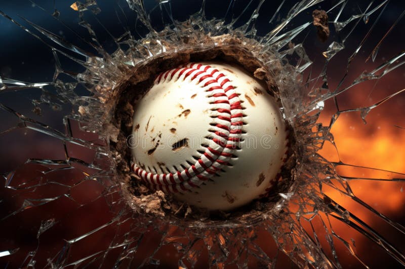 Baseball Breaking Glass Stock Illustrations – 23 Baseball Breaking ...