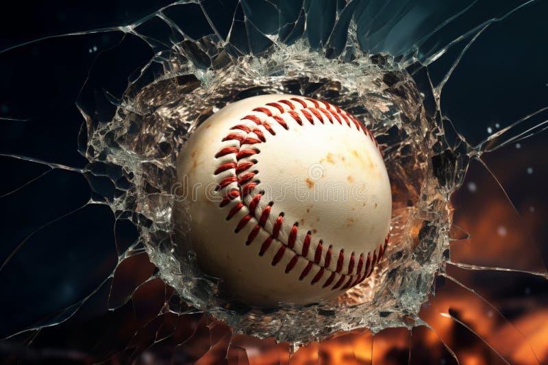 Baseball Breaking Glass Stock Illustrations – 23 Baseball Breaking ...
