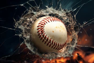 Baseball Breaking Glass Stock Illustrations – 23 Baseball Breaking ...