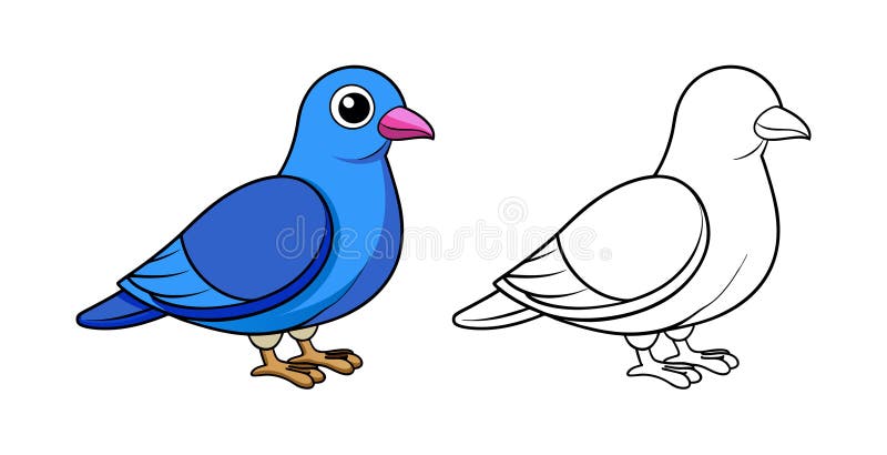 Dynamic Blue-Headed Quail Dove Bird Design Stock Vector - Illustration ...