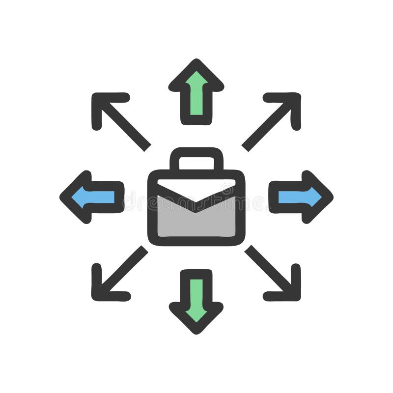 Dynamic Business Scalability Icon Stock Vector - Illustration of ...