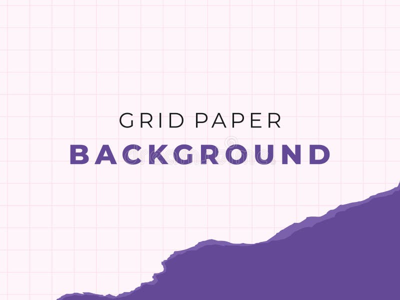 Dynamic Design Template with Abstract Purple Rip and Graph Paper ...