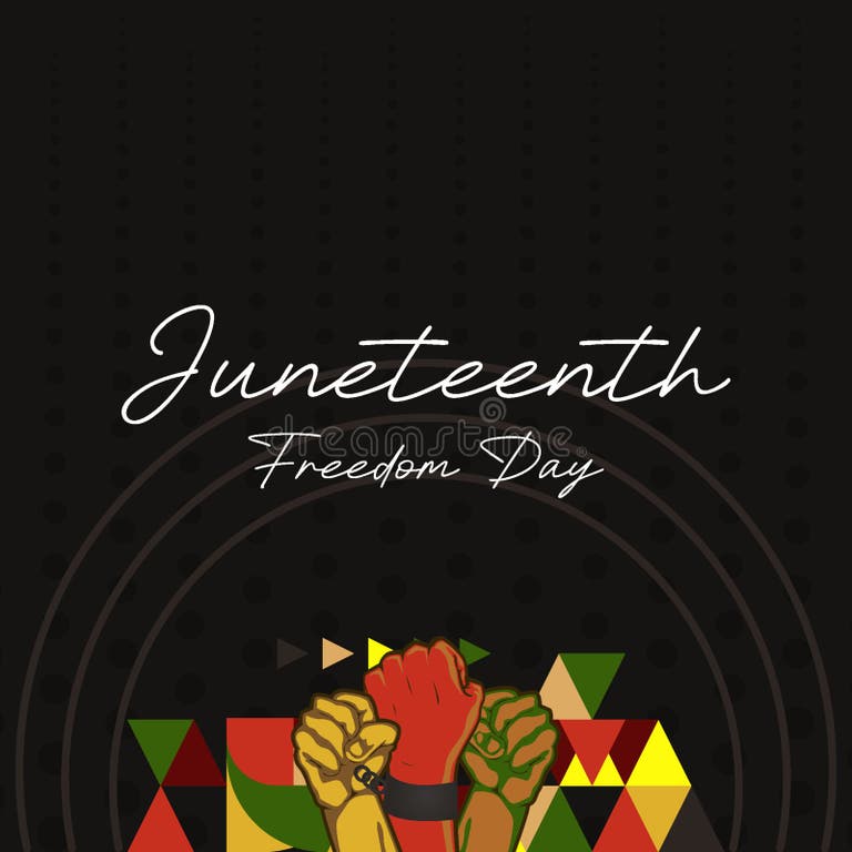 Dynamic Designs for Juneteenth Events Stock Vector - Illustration of ...