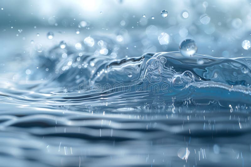 Abstract Water Splashing Pattern with Droplets for Creative Design and ...