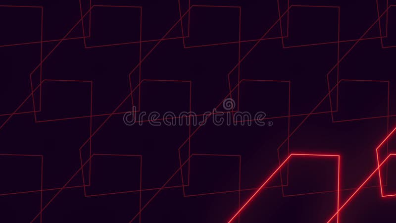 Dynamic Diagonal Pattern of Red Lines on Black Background Stock Footage ...