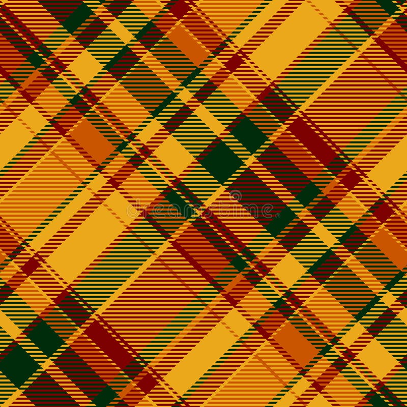 Dynamic Diagonal Plaid Pattern in Warm Autumnal Tones. Perfect for ...