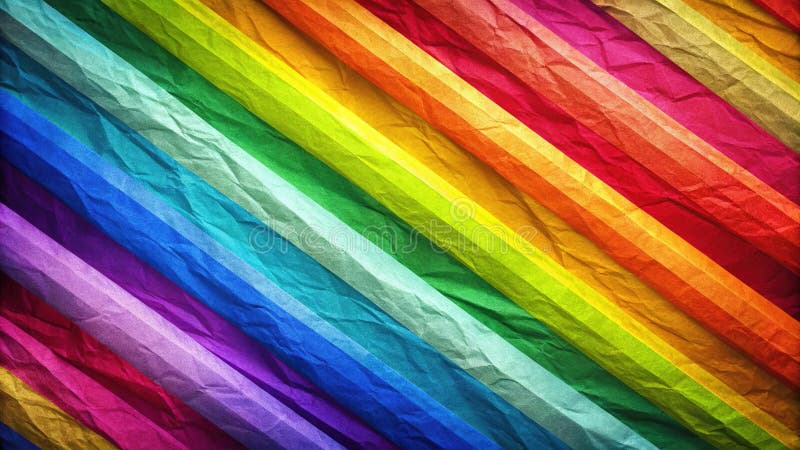 Dynamic Diagonal Stripes on a Vibrant Wrinkled Paper Background ...