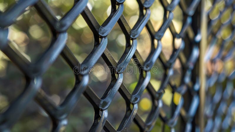 Dynamic Diamond Grid the Overlapping Diamond Shapes of the Steel Mesh ...