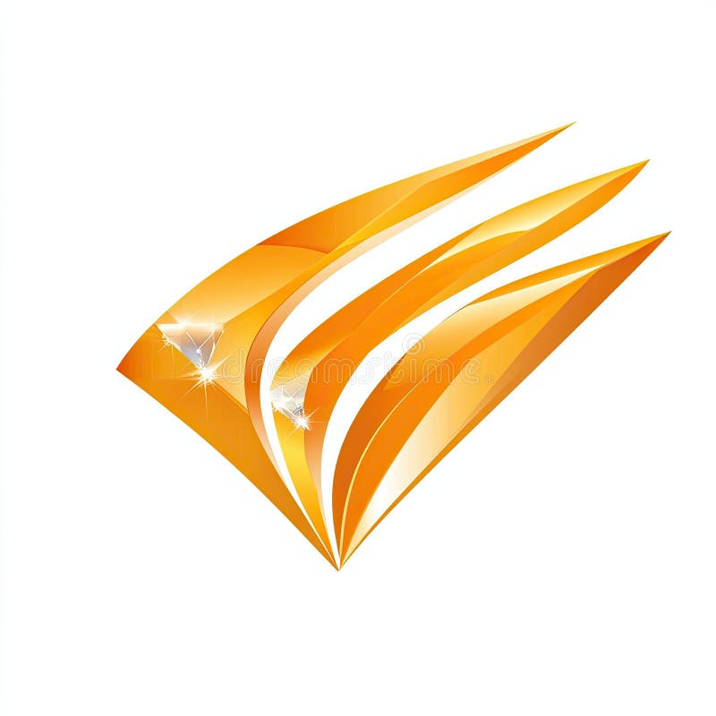 Dynamic Diamond Logo Design Featuring Sleek Golden Lines and a Modern ...