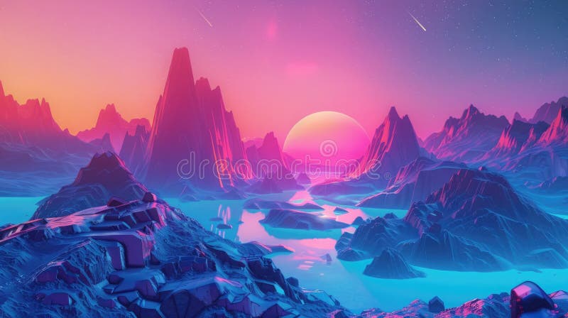 Dynamic Digital Data Stream Visualization, Blue Tech Abstract ...