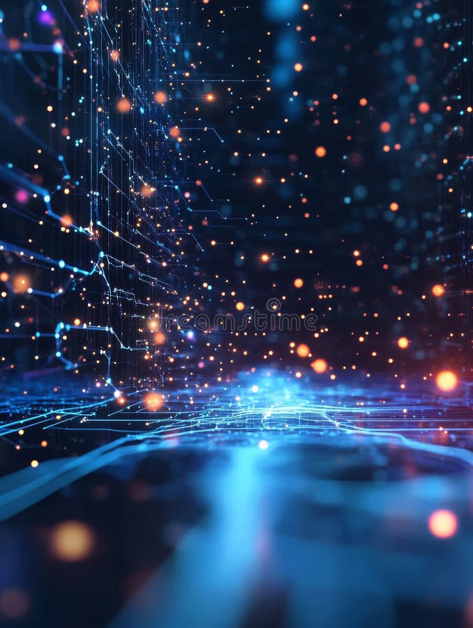 A Dynamic Digital Background Appropriate for Various Technology and AI ...