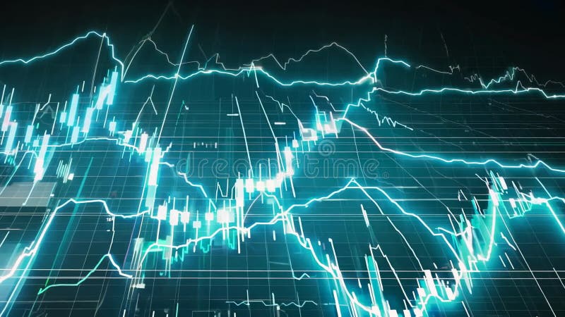 Futuristic Financial Data Visualization for Modern Design and Analytics ...