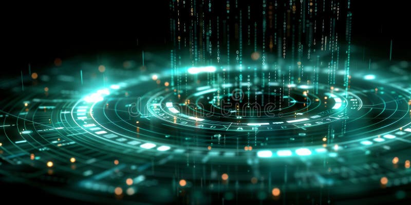 Dynamic Digital Code Visualization Displaying Chaos Effects and ...