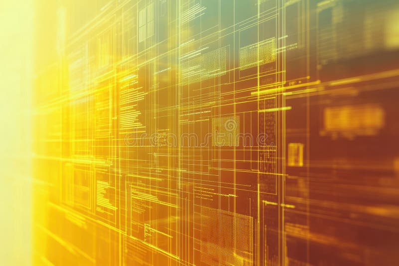 Dynamic Digital Data Flow Virtual Environment Abstract Visuals ...