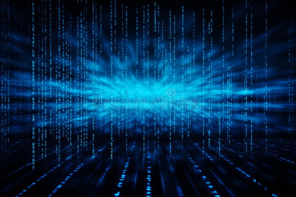 Dynamic Digital Data Stream Abstract Computer Background Stock Image Image Of Cyber Tech