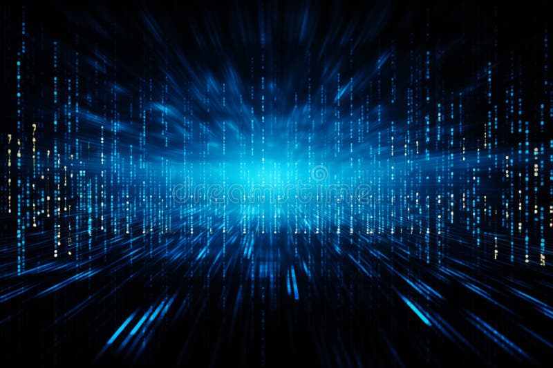 Dynamic Digital Data Stream Abstract Computer Background Stock Image Image Of Technology