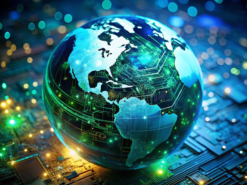 Dynamic Digital Earth a Futuristic Visualization of Global Connectivity ...