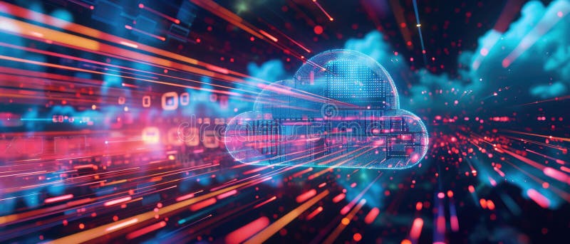 The Dynamic Digital Environment Symbolizing Cloud Computing and Big ...