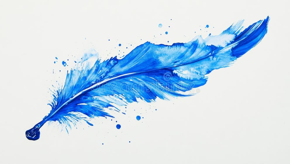 Dynamic Digital Illustration Featuring Blue Splash Art Establishes a ...