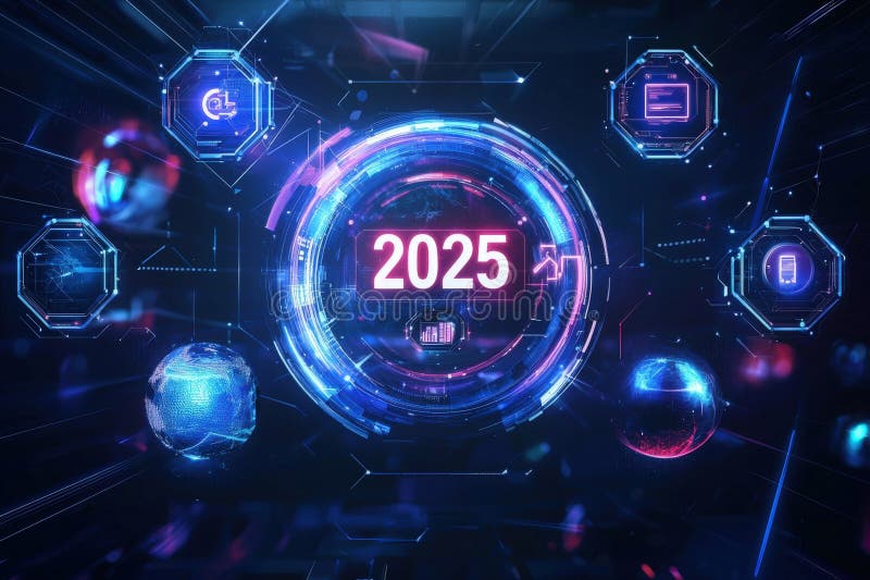 Futuristic Digital Interface Showcasing Global Connectivity for the ...