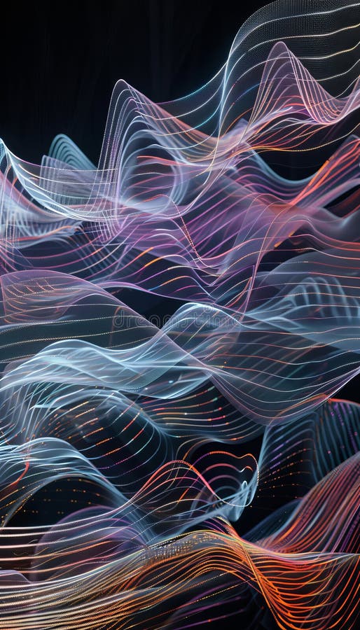 Dynamic Digital Lines Creating Optical Illusions of Depth and Motion in ...