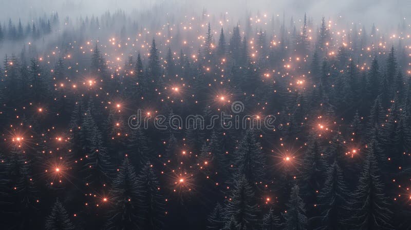 A Dynamic Digital Platform Showcases An Intricate Web Of Linked Data Points Symbolizing