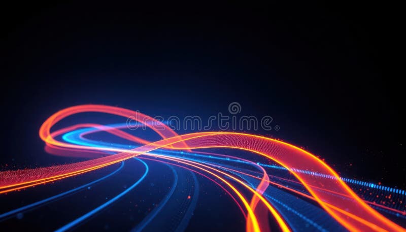 Dynamic Digital Roadmap Visualizes Organizational Change. Abstract Tech ...