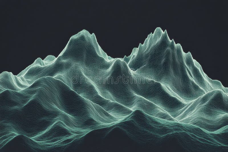 Dynamic Digital Space Environment with Pixelated Wave Patterns and ...