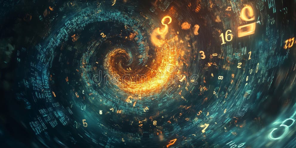 Dynamic Digital Swirl of Numbers: an Abstract Visualization of ...