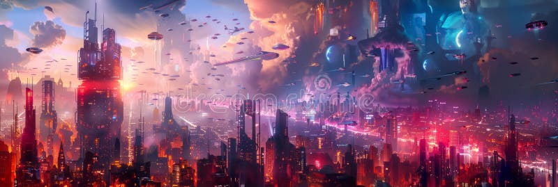 This Dynamic and Digital Urban Environment Combines Elements of Sci-fi ...