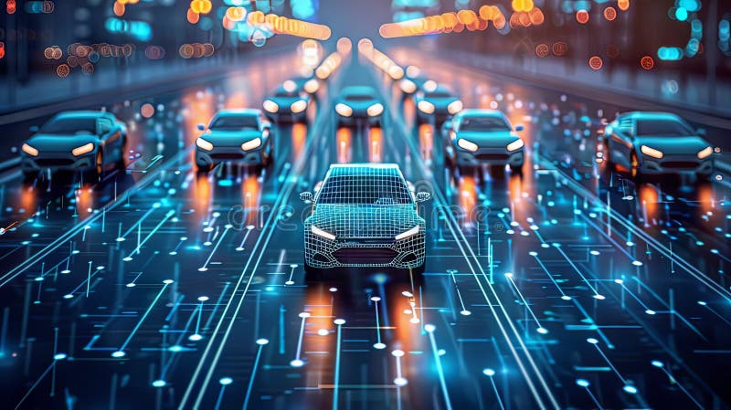 A Dynamic Digital Visualization of Autonomous Cars Driving on a Smart ...