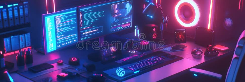 Dynamic Digital Workspace Featuring Colorful Avatars and Advanced ...