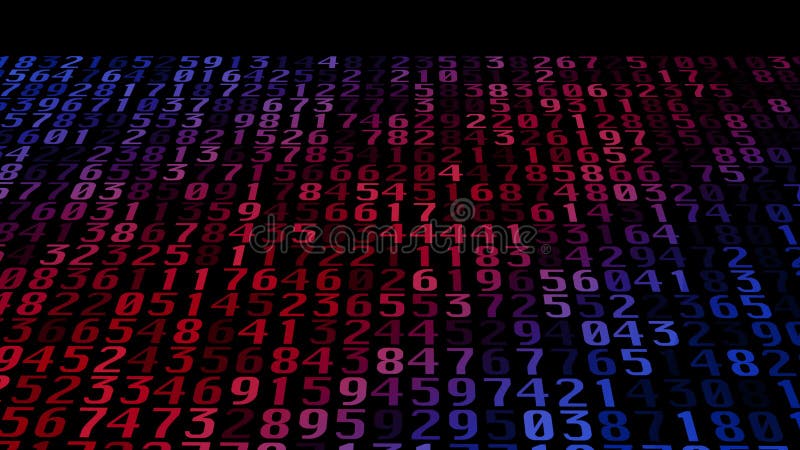 Dynamic Digits Exploring the Fluctuation of Numerical Data through Animation Stock Video - Video ...
