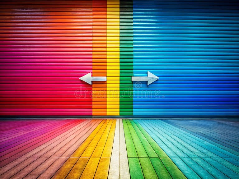 Dynamic Directional Graphic Design a Stunning Panoramic View of Long ...