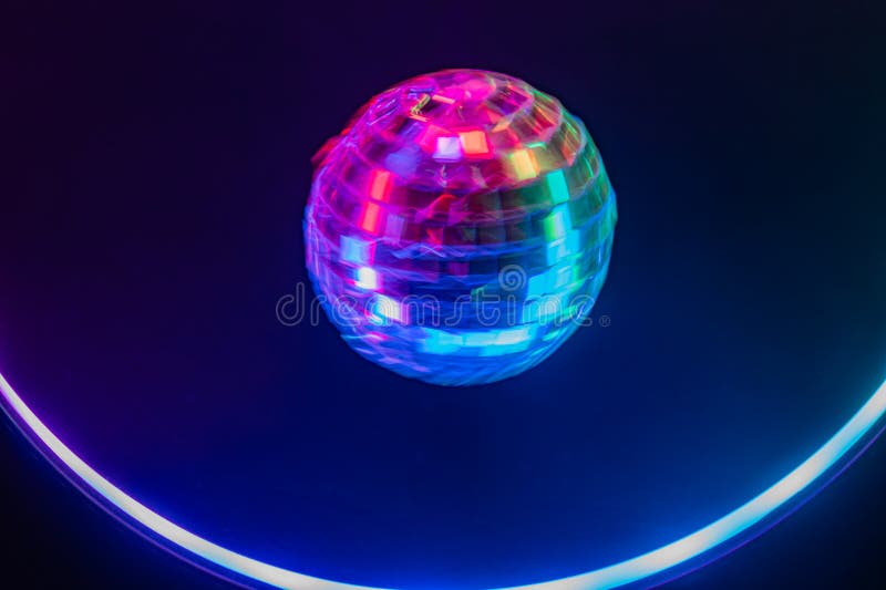 A Dynamic Disco Ball Against a Dark Backdrop, Symbolizing Vibrant ...