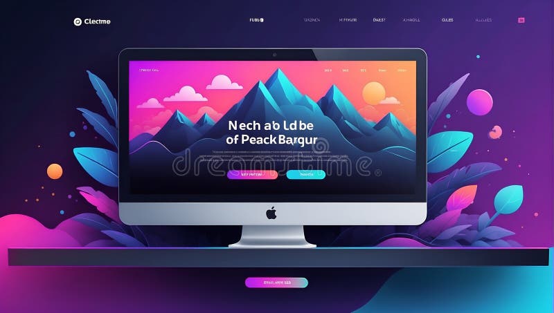 Dynamic Discovery: Vector UI UX Mastery. AI Generate Stock Illustration ...