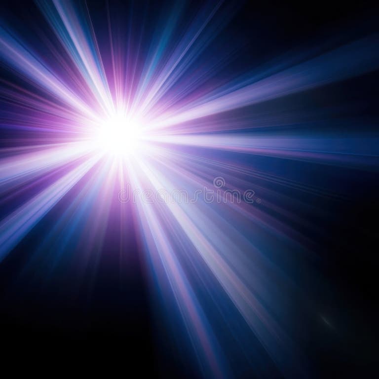 Dynamic Display of Animated Sun Rays Piercing through Darkness Stock ...