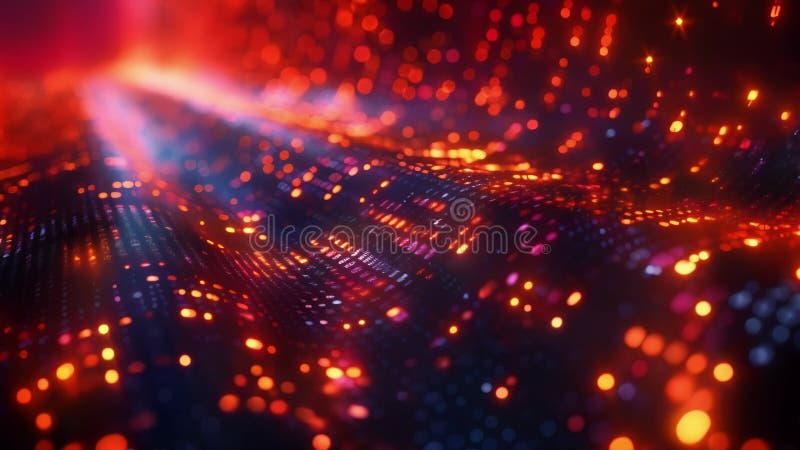 A Dynamic Display Of Binary Code And Intricate Fractal Patterns Representing The Underlying