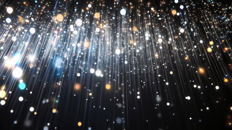 Dynamic Display of Shimmering Particles and Light Effects in a Dark ...