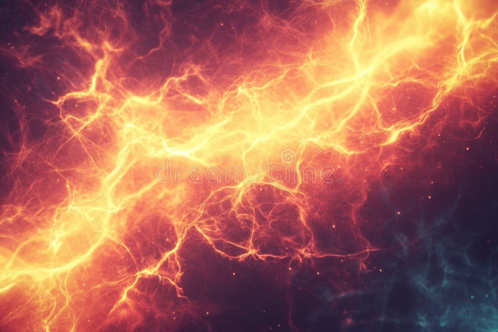 Dynamic Display of Vibrant Energy Patterns in a Cosmic Background Stock ...