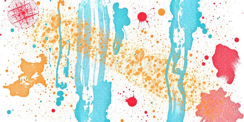 A Dynamic Display of Vibrant Spray Paint Patterns on a Textured Surface ...