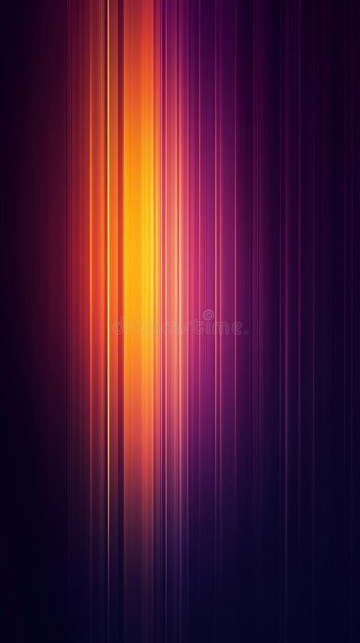 Vibrant Vertical Light Streaks on Purple and Orange Gradient Background ...