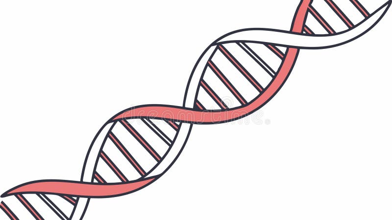 Dynamic DNA Double Helix, Symbol of Life Science and Heredity, Vector ...
