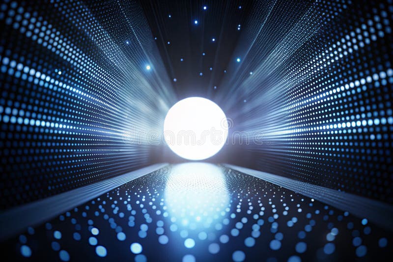 Dynamic Dot Descends a Digital Canvas a Stunning Visual Representation ...