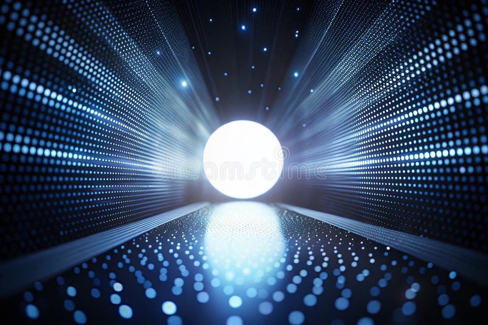 Dynamic Dot Descends a Digital Canvas a Stunning Visual Representation ...