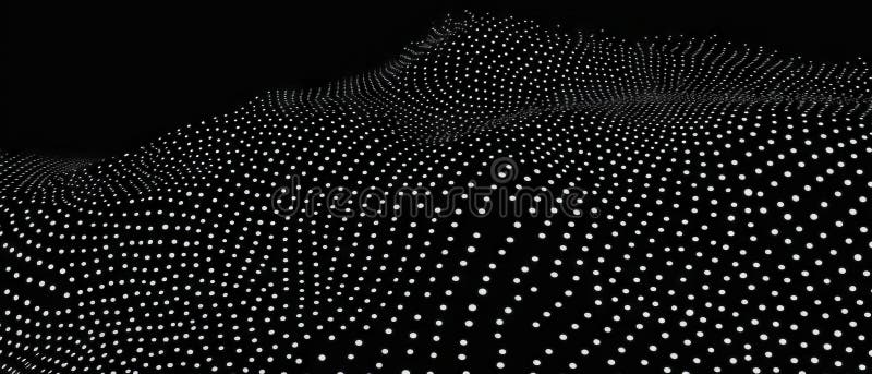 Dynamic Dot Texture Overlay Creates Energetic Movement Against a Black ...